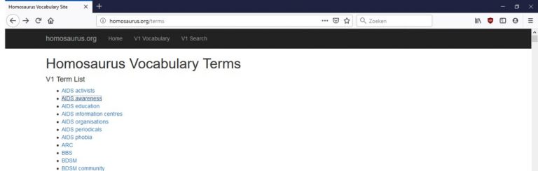 Homosaurus – IHLIA